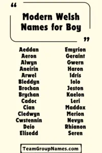 400+ Welsh Boy Names and Their Meanings (With Pronunciation Help!)