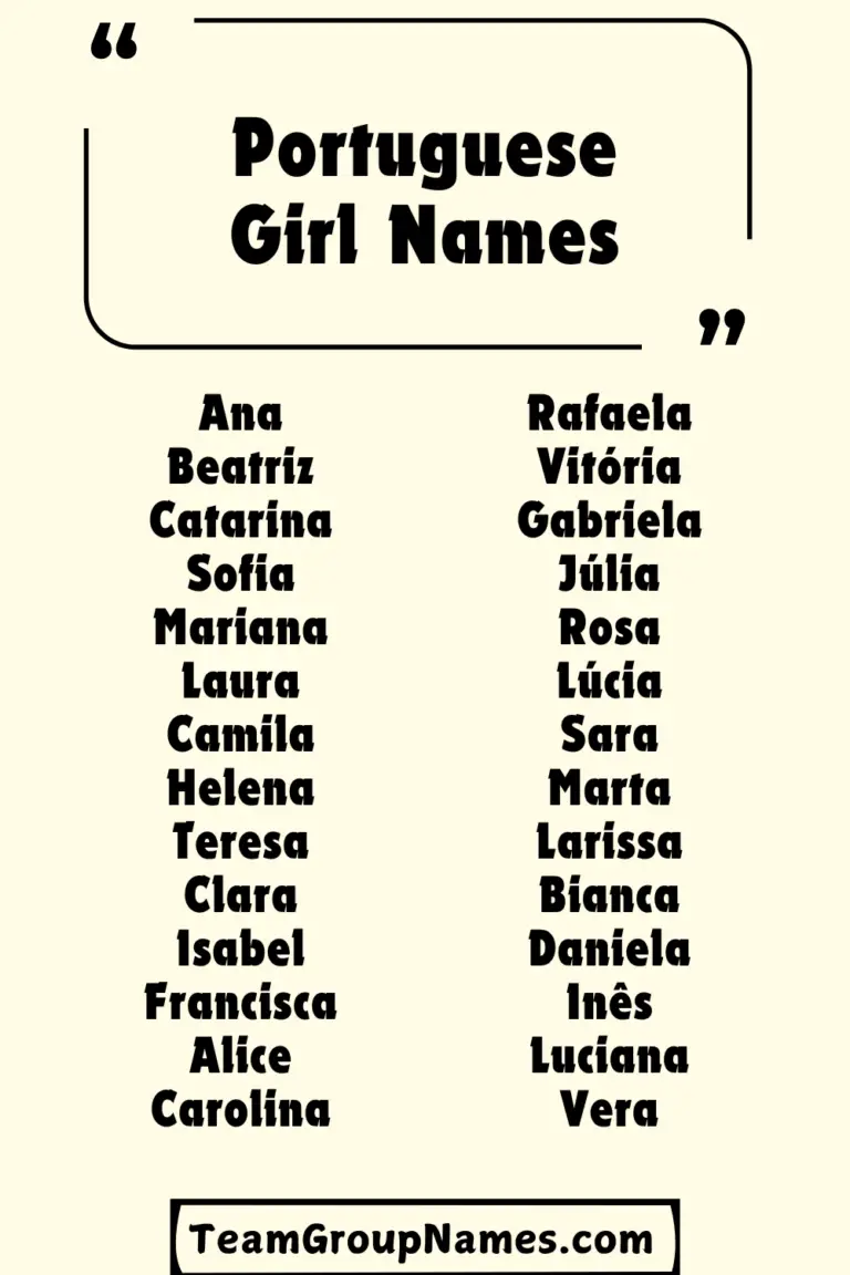 360+ Portuguese Girl Names for Your Baby Girl (With Meanings!)