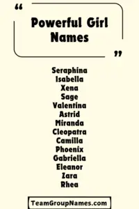 360+ Strong Girl Names You Haven't Heard Before (With Meanings!)