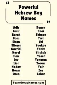 500+ Hebrew Boy Names (With Meanings!) for Your Little One