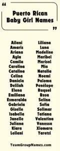 360+ Puerto Rican Girl Names with Meanings & Origins