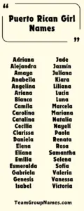 360+ Puerto Rican Girl Names with Meanings & Origins
