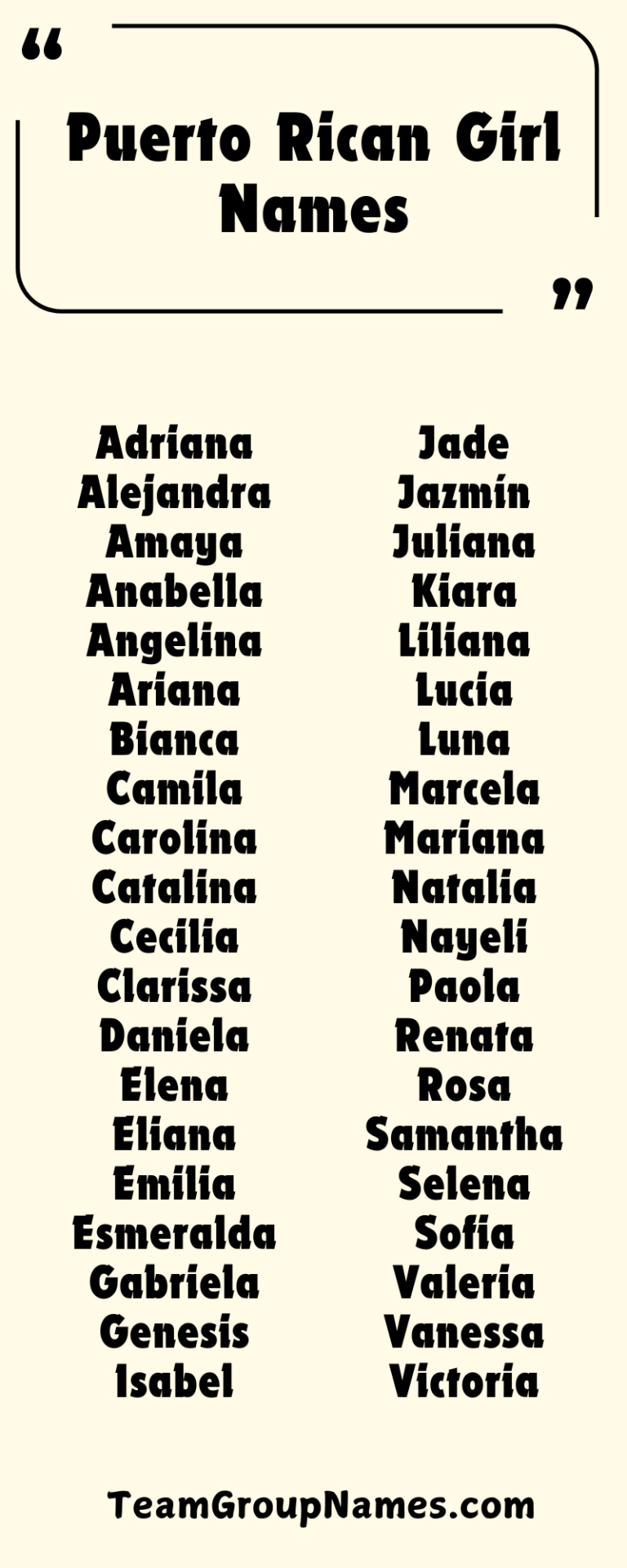 360+ Puerto Rican Girl Names with Meanings & Origins