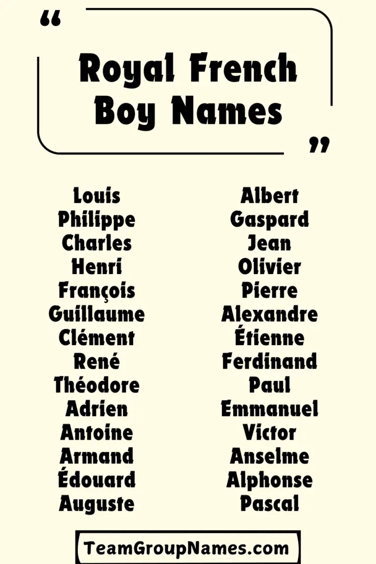 400+ French Boy Names with Meanings & Origins