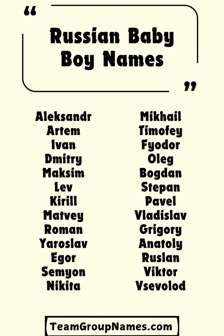 360+ Russian Boy Names (With Meanings, Origins & More)