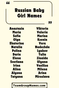 400+ Russian Girl Names (Cute, Classic, and Everything in Between)