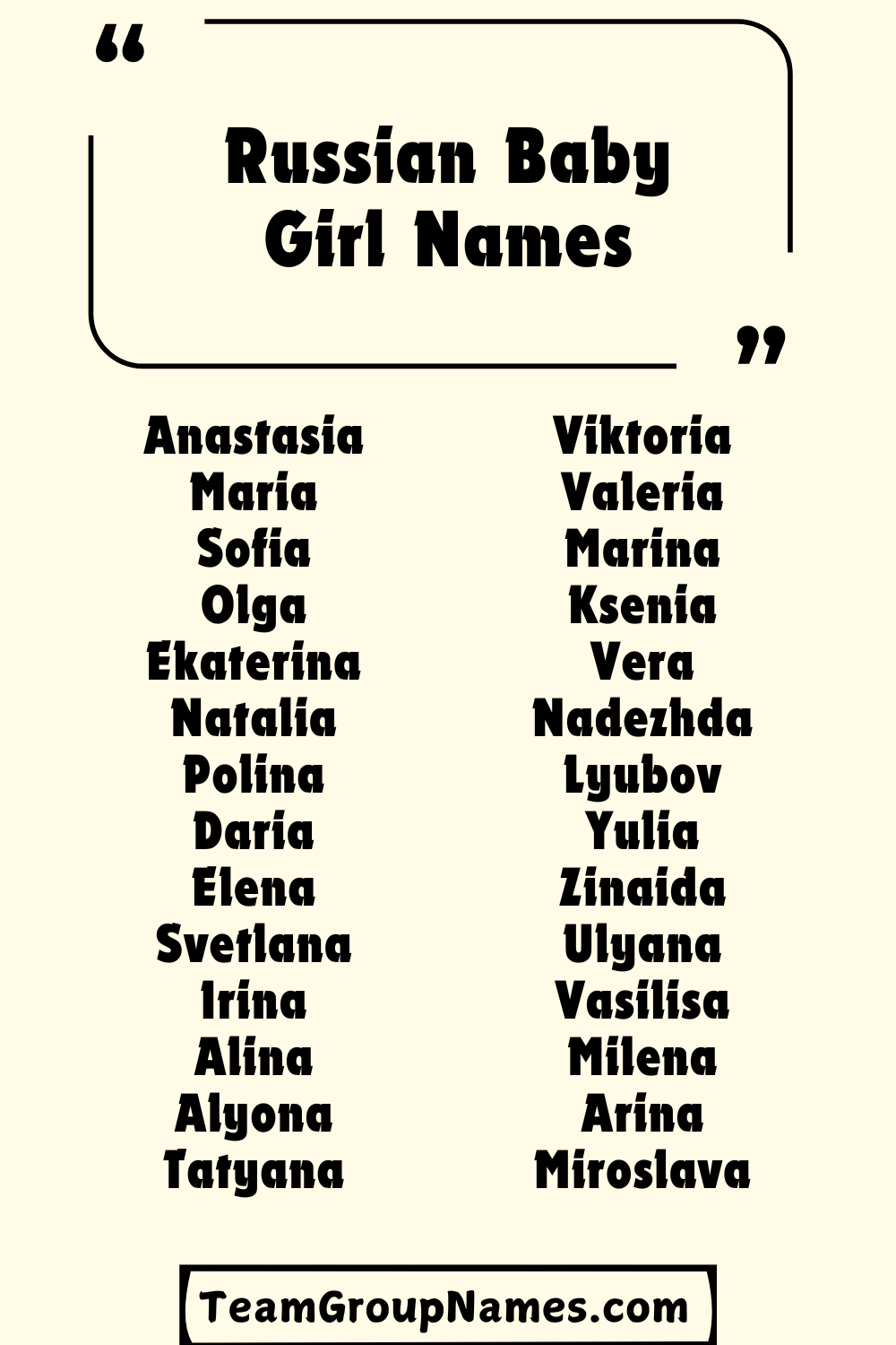400+ Russian Girl Names (Cute, Classic, and Everything in Between)