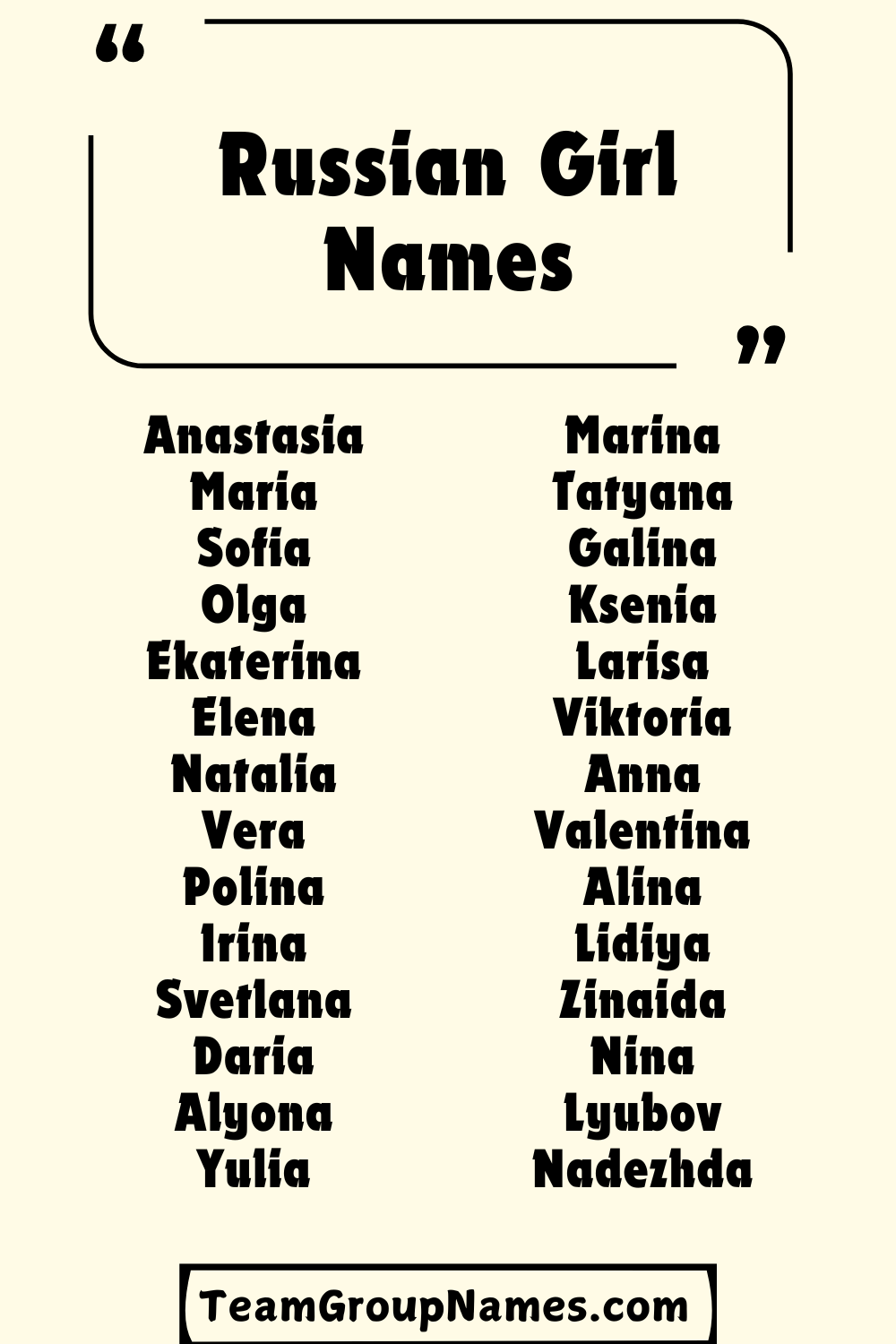 400+ Russian Girl Names (Cute, Classic, and Everything in Between)