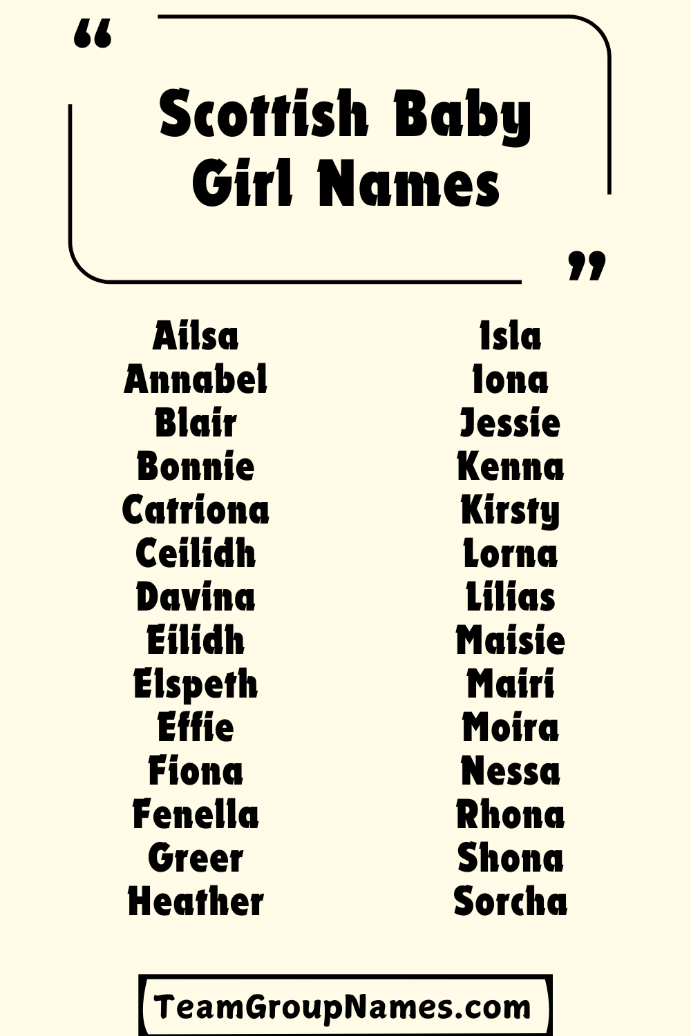 360+ Scottish Girl Names (With Meanings & Origins)