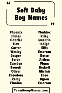 400+ Soft Boy Names (Names Meanings Gentle, Calm, Kind)