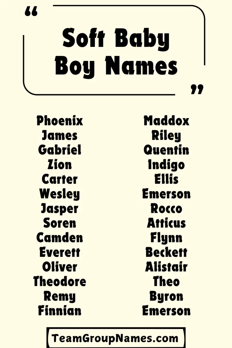 400+ Soft Boy Names (Names Meanings Gentle, Calm, Kind)