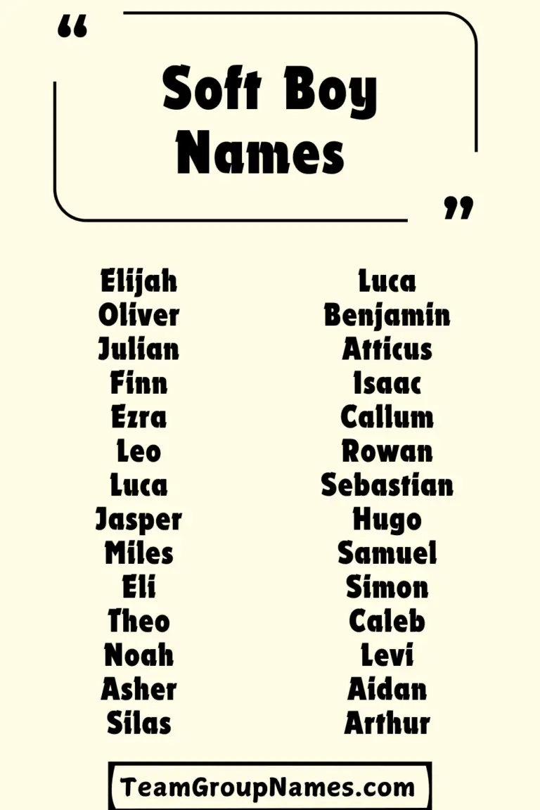 400+ Soft Boy Names (Names Meanings Gentle, Calm, Kind)