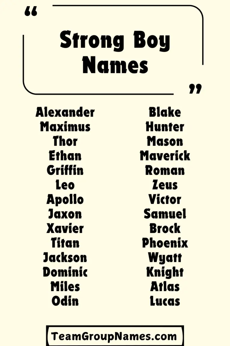 400+ Strong Boy Names You Haven't Heard Before (Plus Their Meanings)