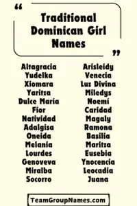 360+ Dominican Girl Names with Meanings (From Traditional to Unique ...