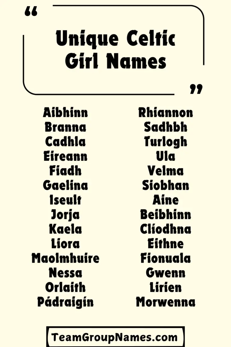 380+ Celtic Girl Names (Secret Meanings & Pronunciations)