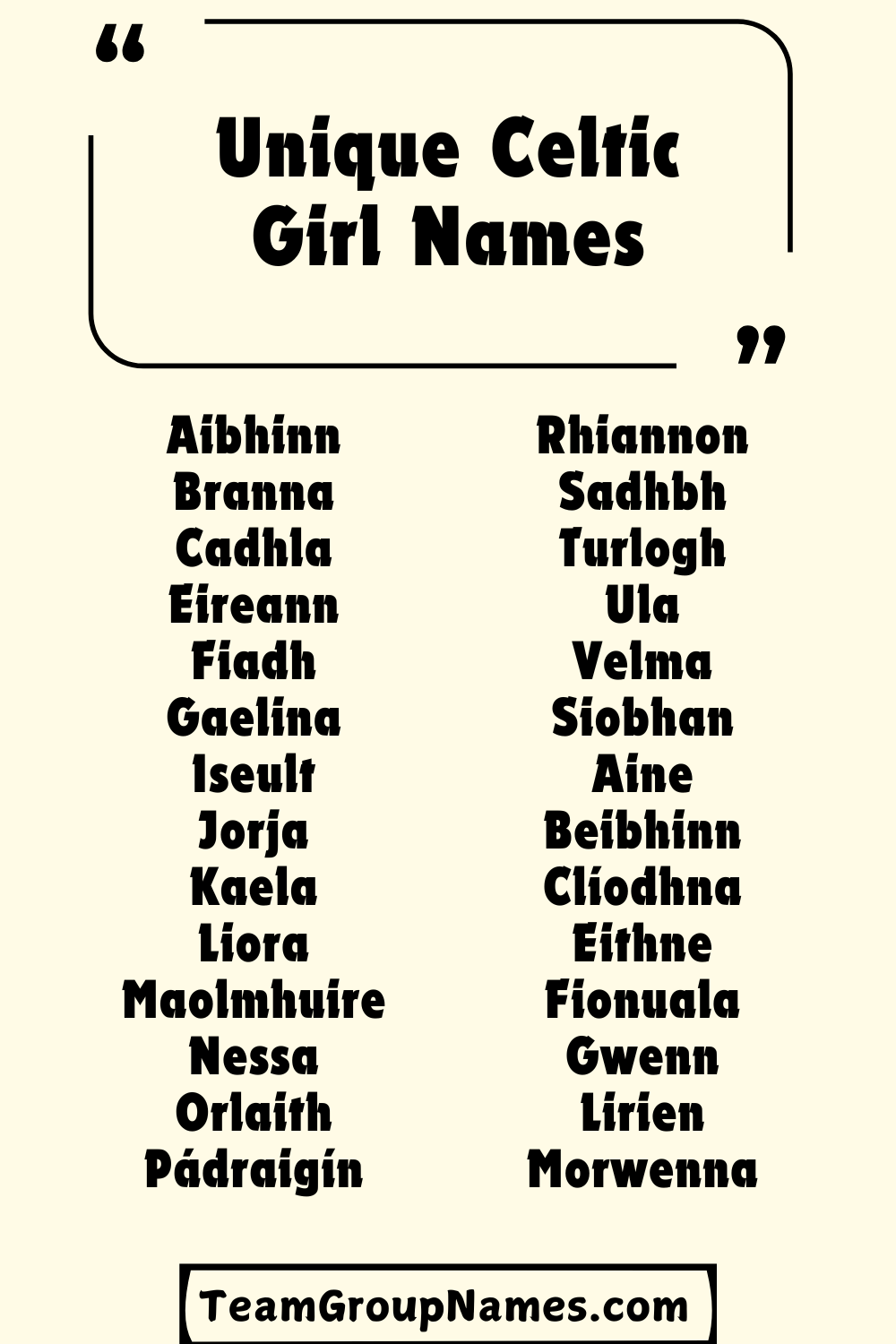 380+ Celtic Girl Names (Secret Meanings & Pronunciations)
