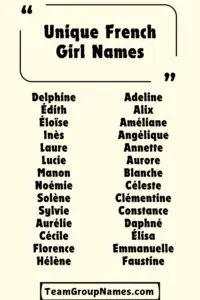360+ French Girl Names - Picking the Perfect One (With Meanings!)