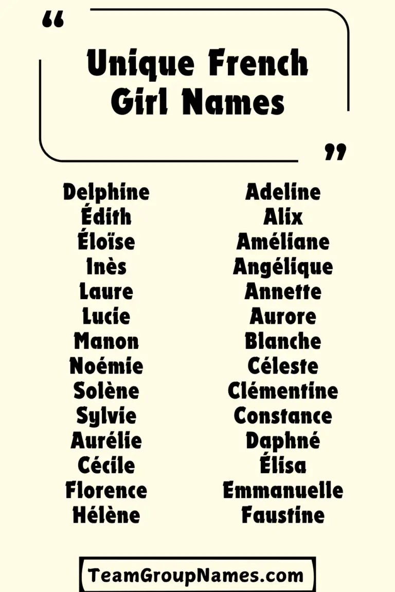 360+ French Girl Names - Picking the Perfect One (With Meanings!)