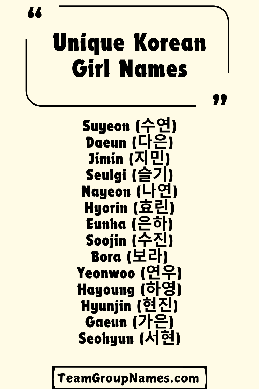 360+ Korean Girl Names With Their Hidden Meanings