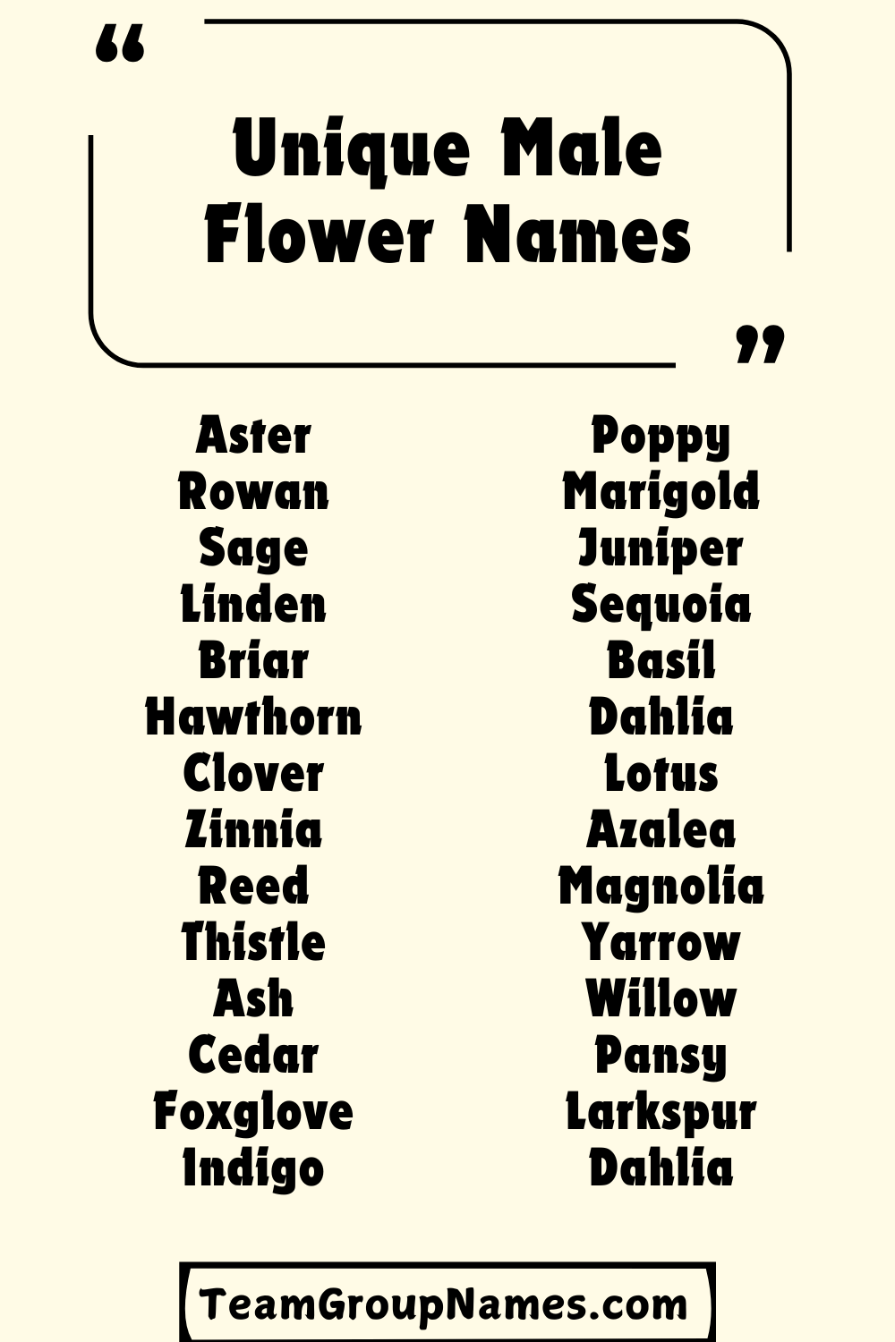 380+ Flower Names for Boys for Your Little One (With Meanings!)