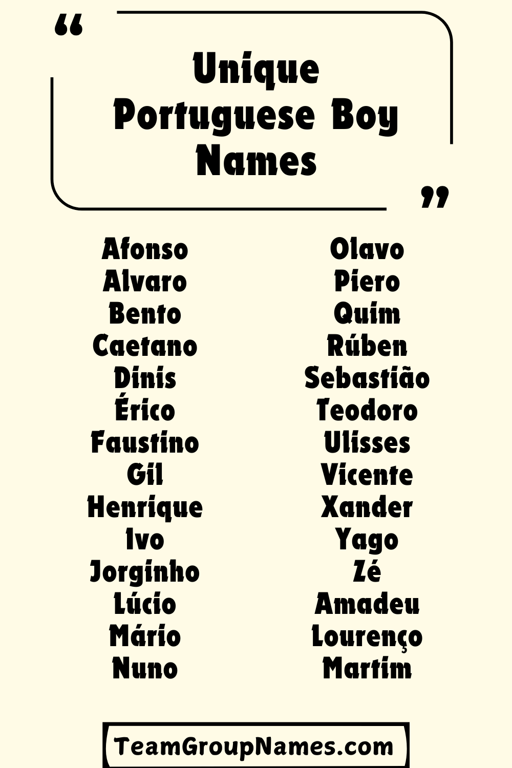 400+ Portuguese Boy Names - From Traditional To Modern Picks (With ...