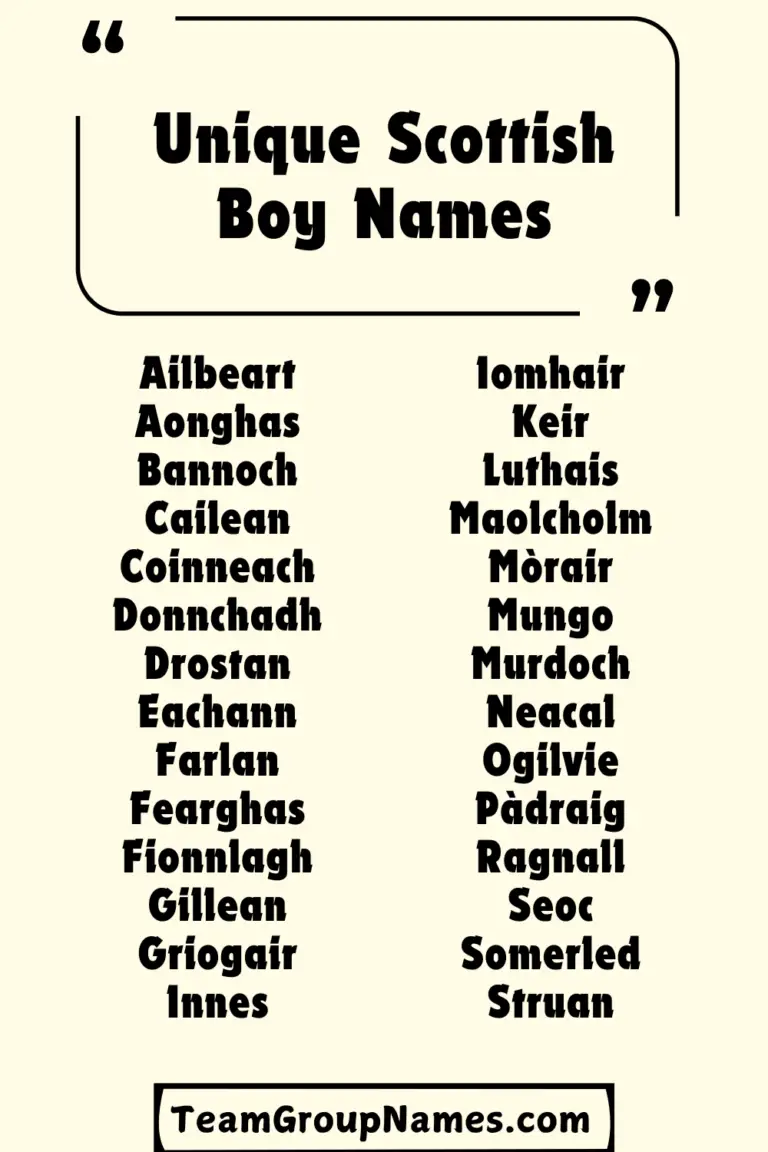 380+ Scottish Boy Names and Their Hidden Meanings