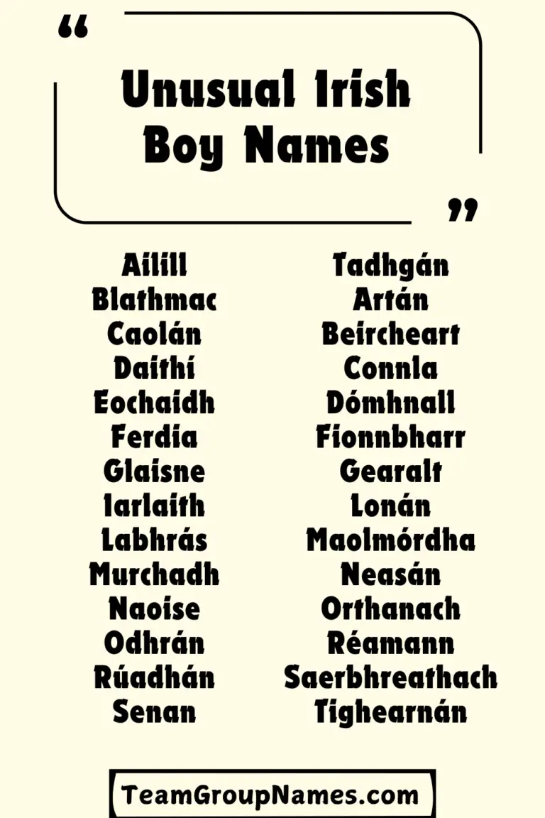 400+ Irish Boy Names With Meanings You'll Love