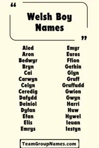 400+ Welsh Boy Names and Their Meanings (With Pronunciation Help!)