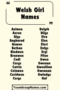 400+ Welsh Girl Names (Plus Their Meanings!)