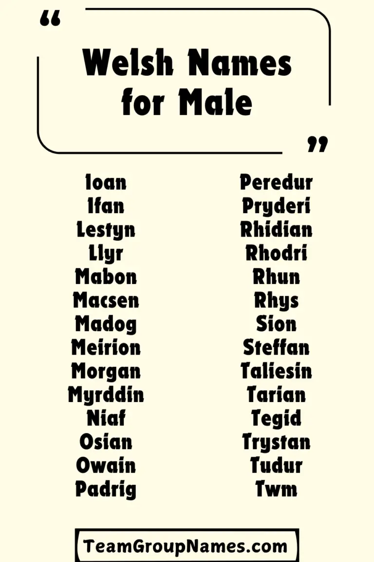 400+ Welsh Boy Names and Their Meanings (With Pronunciation Help!)