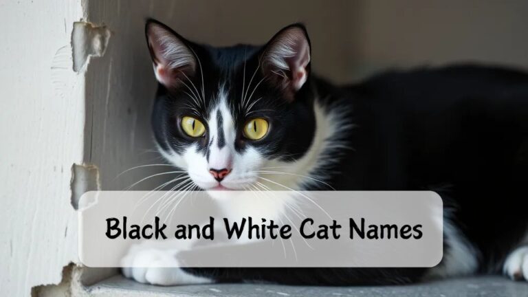 500+ Black and White Cat Names for Your Two-Toned Buddy