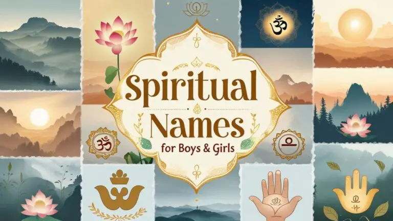 460+ Spiritual Names for Boys & Girls (With Deep Meanings)