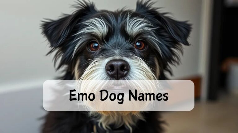 350+ Emo Dog Names (Dark, Mysterious & Soulful Names)