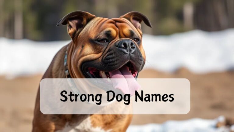 600+ Strong Dog Names (Badass, Tough & Intimidating Names)