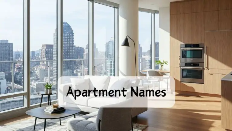 900+ Apartment Names (Creative, Luxury, and Unique Ideas)