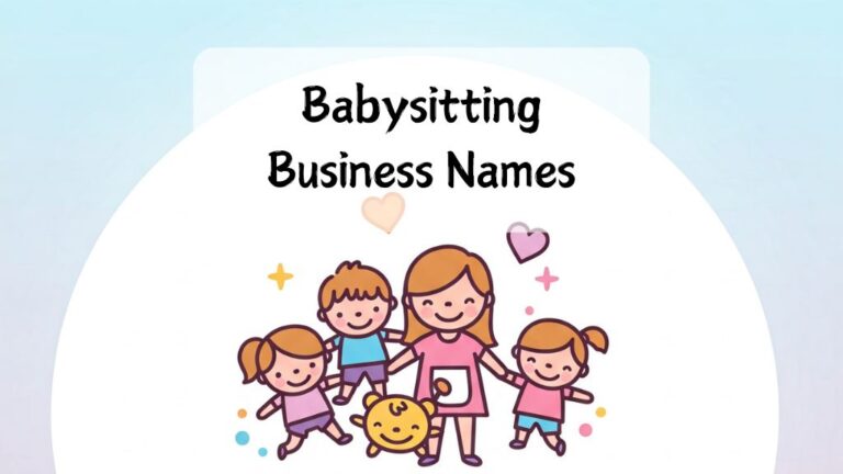 800+ Babysitting Business Names (Creative, Cute, and Professional Options)