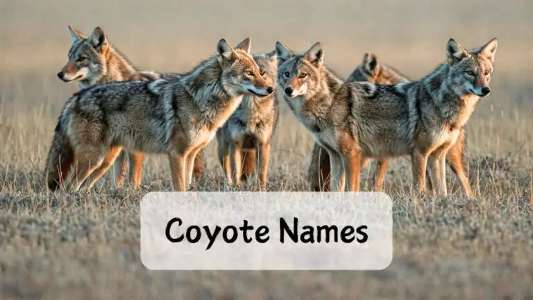 675+ Coyote Names for Wild Canines with Meanings & Origins