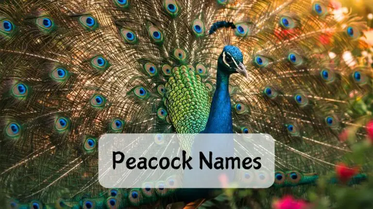 500+ Peacock Names (Creative, Funny, and Beautiful Options)