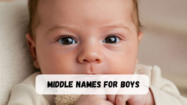 360+ Middle Names for Boys (Traditional, Unique, and Trending Options)