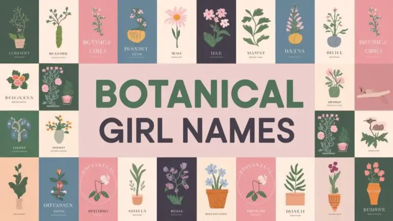 200+ Botanical Girl Names (Flower, Tree & Herb Names with Meanings)