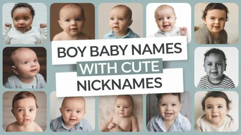 200+ Boy Baby Names With Cute Nicknames That Grow With Him