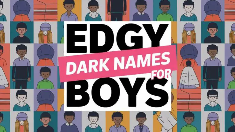 300+ Edgy Dark Names for Boys (Mysterious & Strong Names)