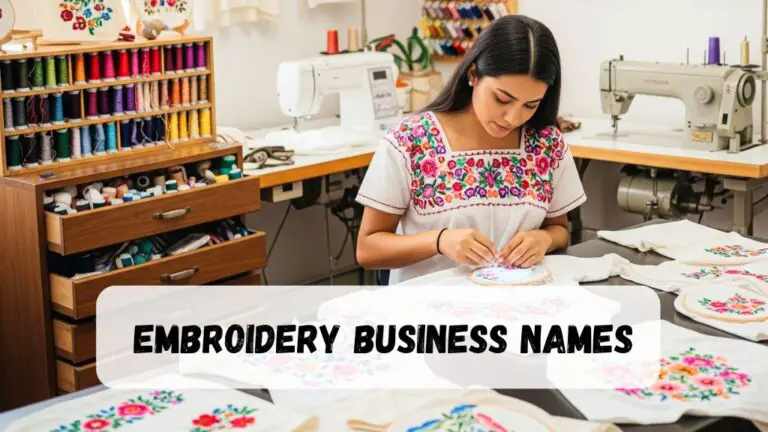 750+ Embroidery Business Names (Catchy, Creative, and Clever Ideas)