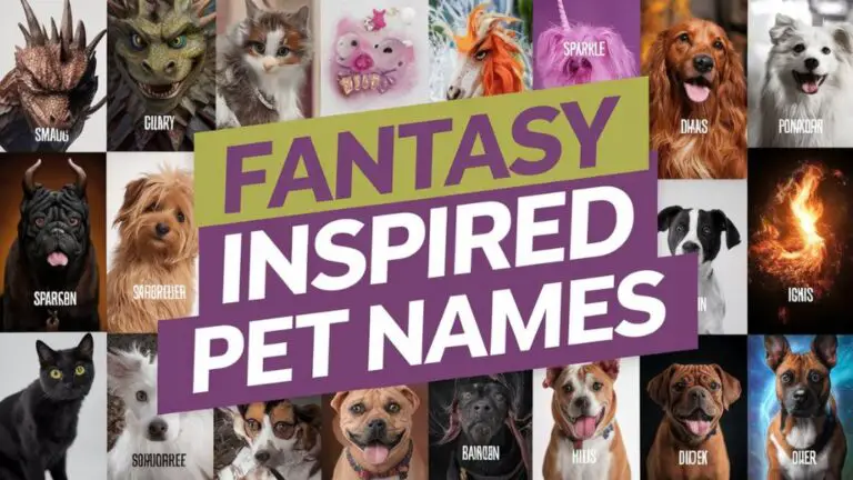 300+ Fantasy Inspired Pet Names to Make Your Pet Legendary