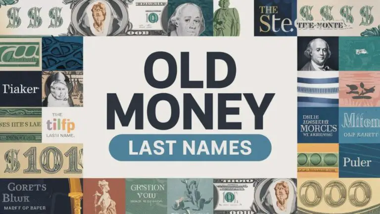 300+ Old Money Last Names or Surnames That Command Instant Respect