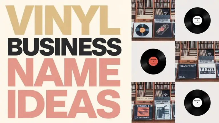 300+ Vinyl Business Name Ideas That Hit All the Right Notes