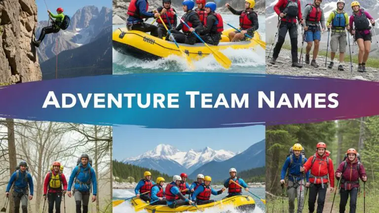 300+ Adventure Team Names That Will Make Your Squad Legendary