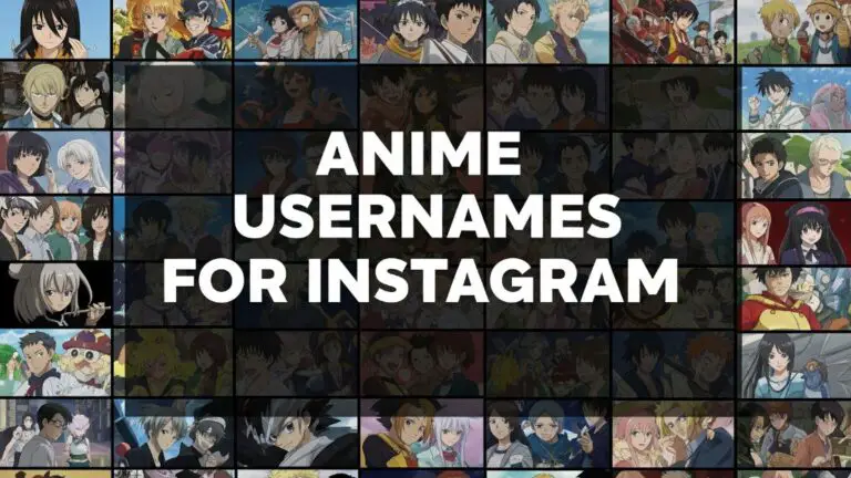 300+ Anime Usernames for Instagram (That'll Make You Stand Out)