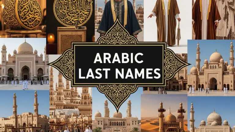 300+ Arabic Last Names with Rich Cultural Heritage and Deep Meanings