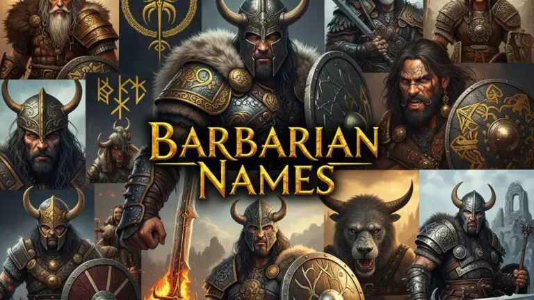 300+ Barbarian Names (Norse, Celtic & Fantasy Names for Epic Characters)